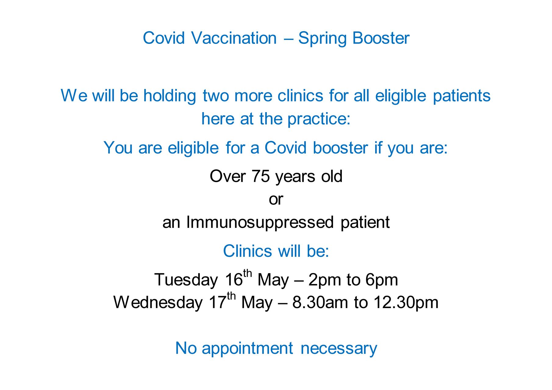 Covid-19 Information - Sutterton Surgery